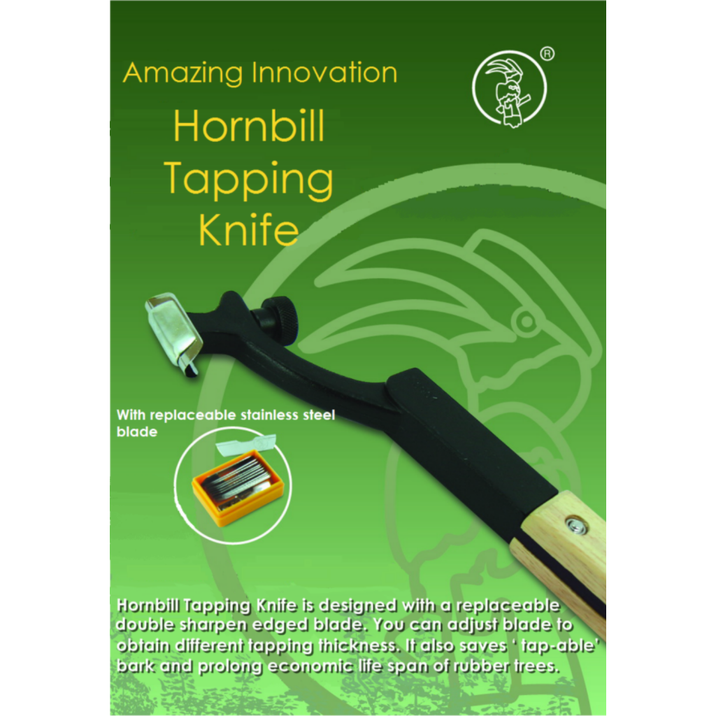 Hornbill Tapping Knife (Metal Handle) | Geno Asia Sdn Bhd